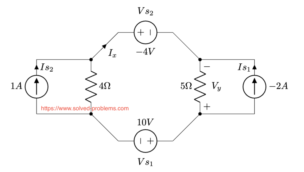 Nodal Analysis – Super-node: a Non-grounded Voltage Source – Solved ...
