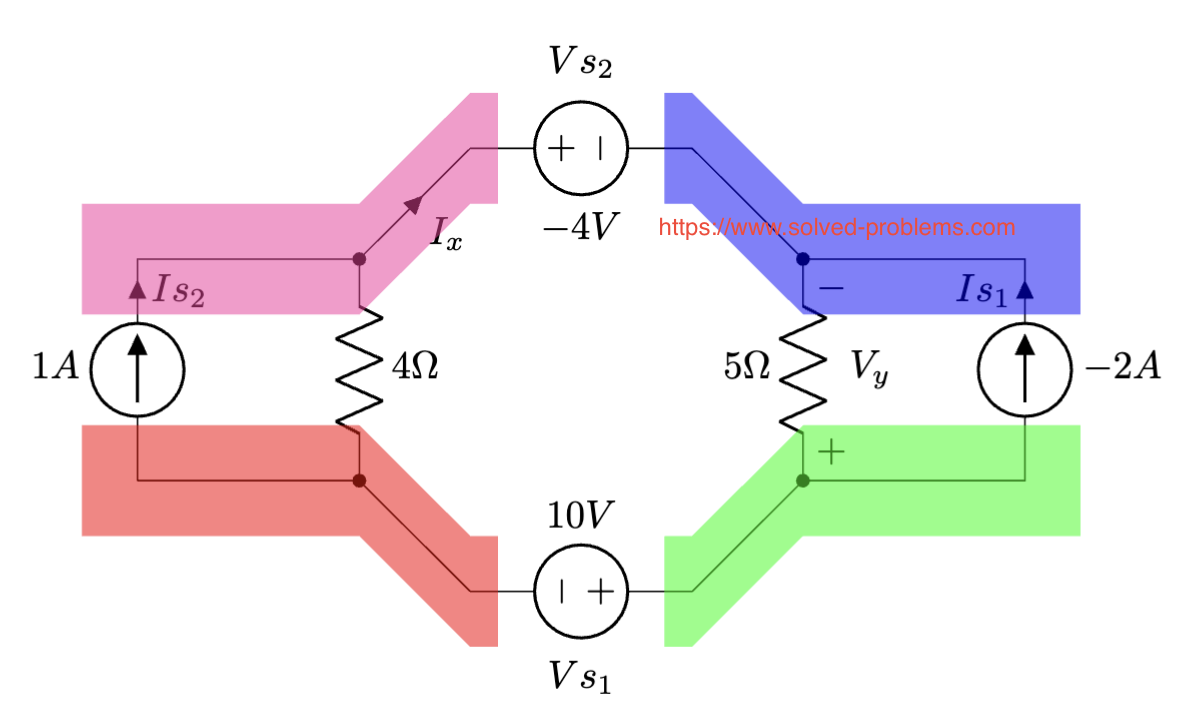 Nodal Analysis – Super-node: a Non-grounded Voltage Source – Solved ...