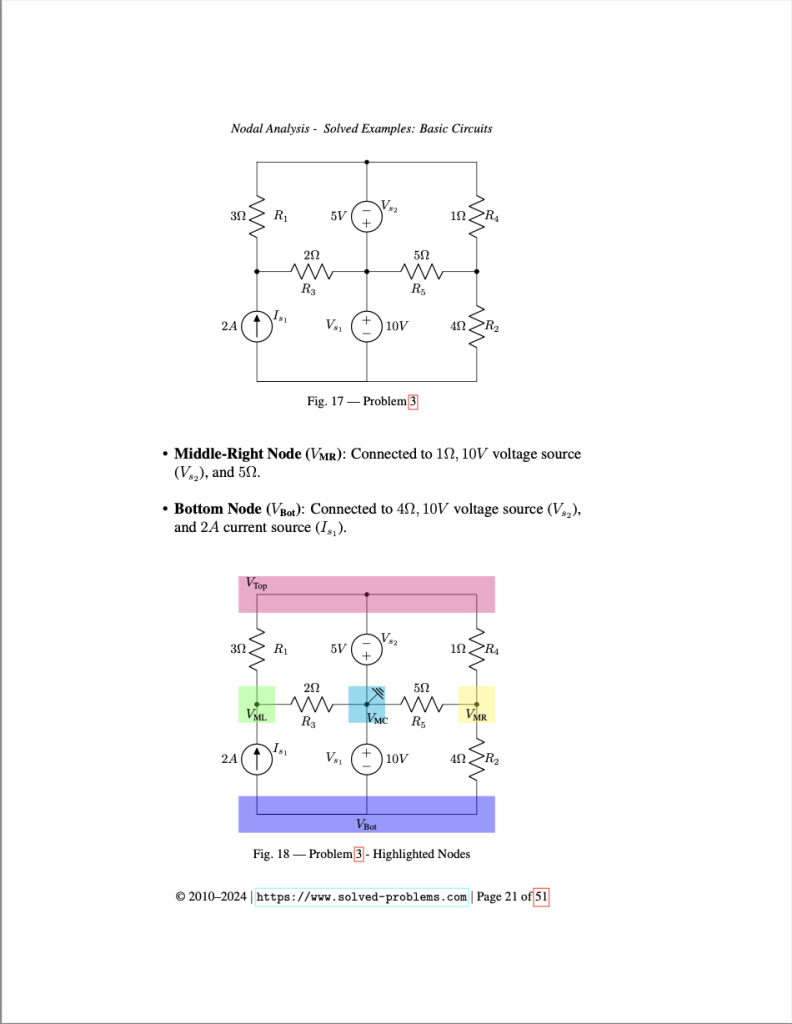 Nodal Analysis – Solved Problems