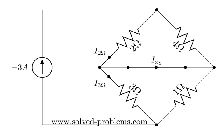 Superposition method – Circuit with two sources – Solved Problems Superposition method – Circuit with two sources – Solved Problems