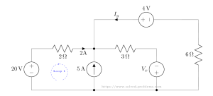Solving a Circuit Using KVL and KCL – Solved Problems